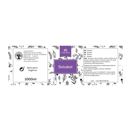 Solubol - dispersante natural para aceites esenciales